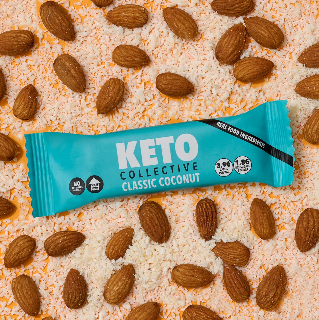 Classic Coconut Keto Bars 15x40g I THE KETO COLLECTIVE