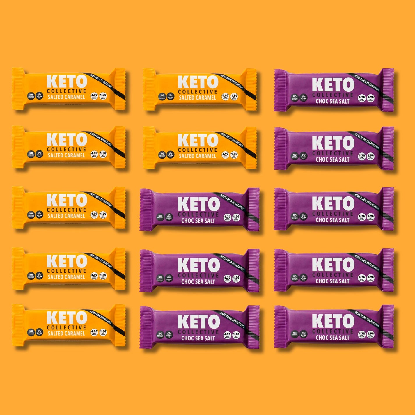 Keto Bars Mixed Box 15x40g I THE KETO COLLECTIVE – The Keto Collective
